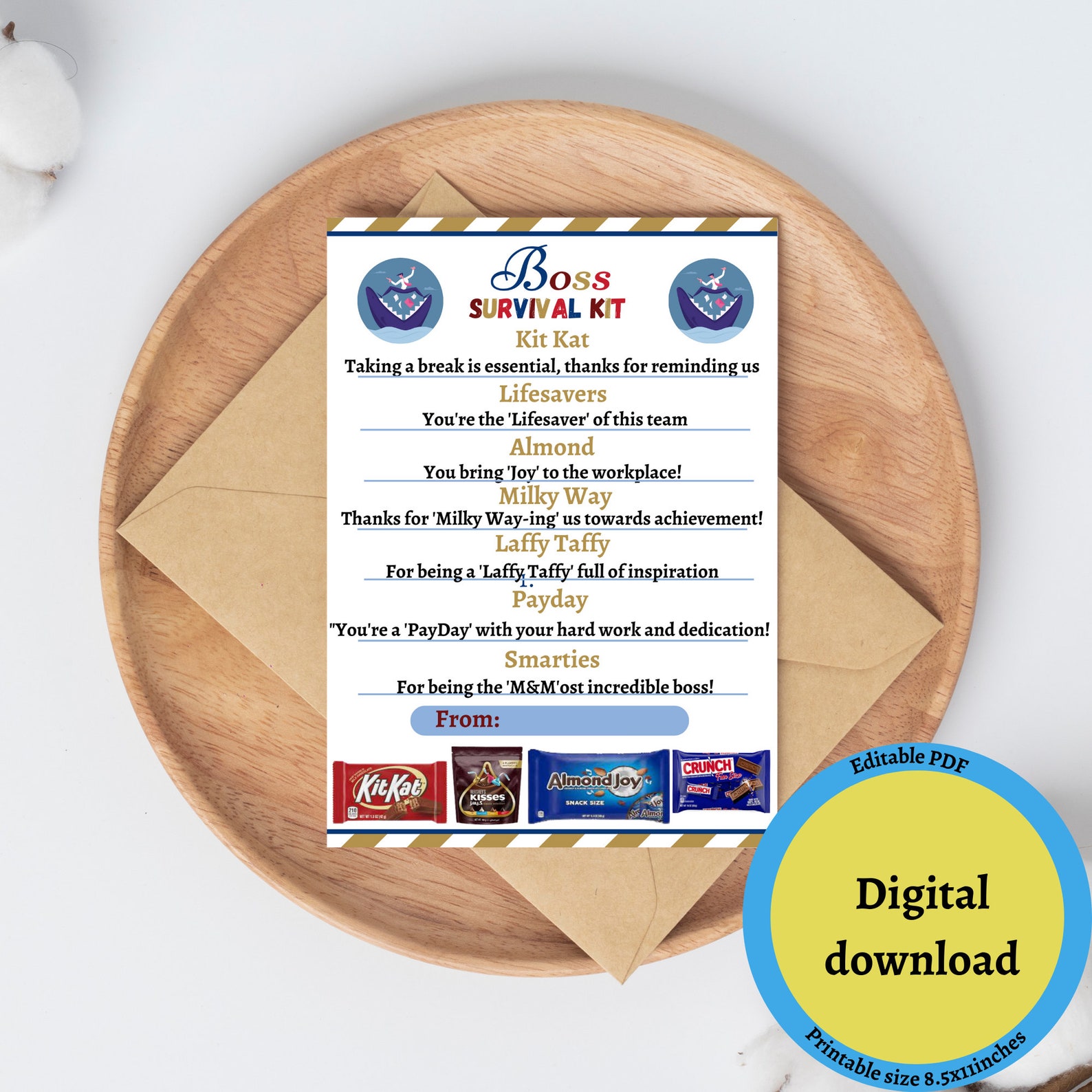 Boss Survival Kit - Printable Digital Download for a Successful ...