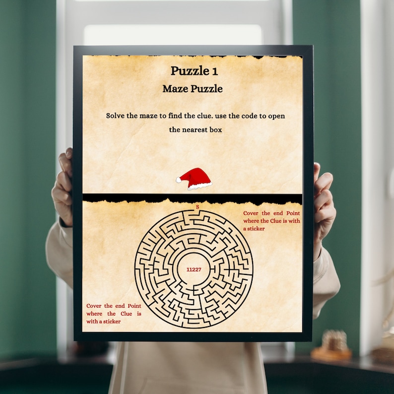 Christmas Escape Room, Santa Escape Room, Printable Escape Room, Save ...