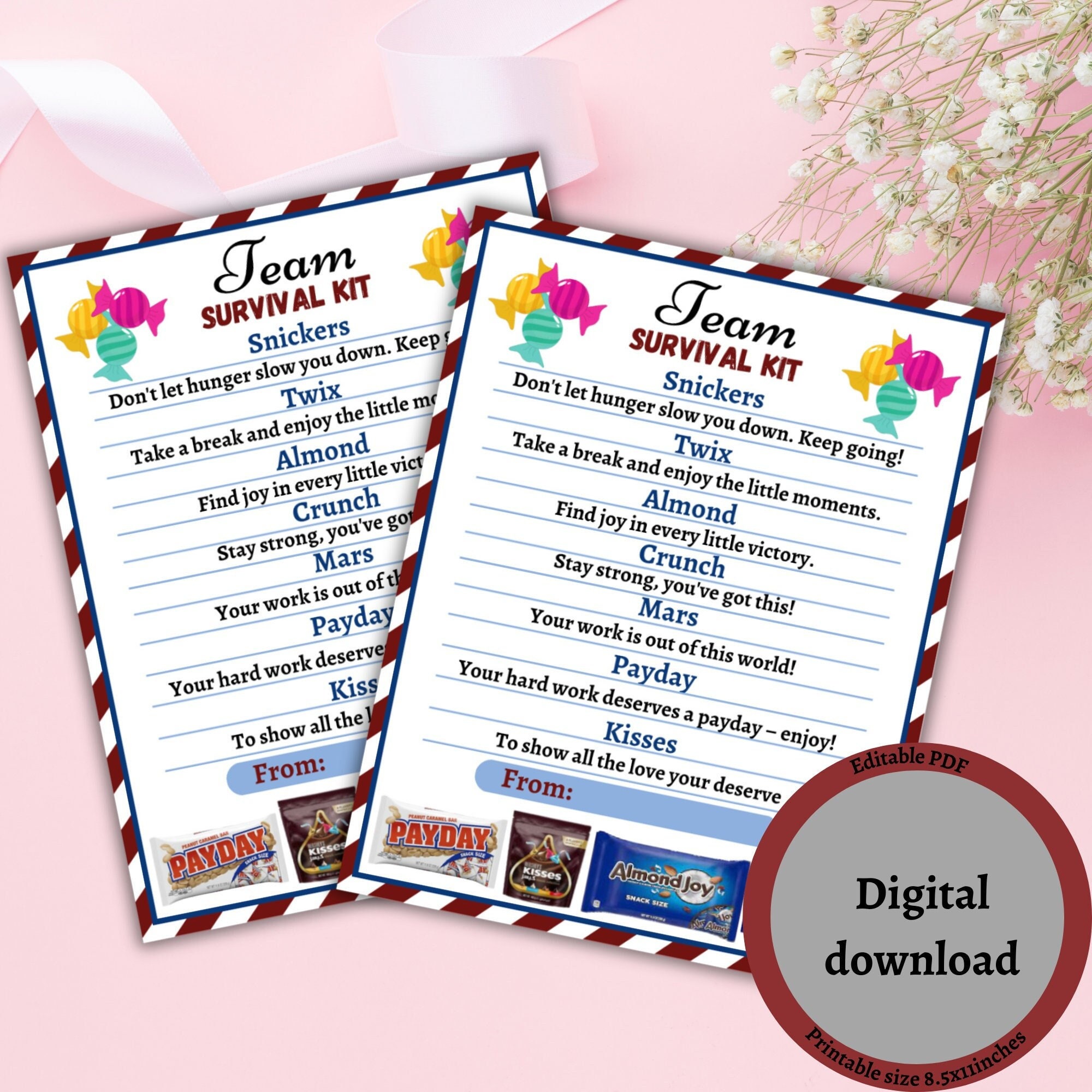 Team Survival Kit - Digital Download for a Strong and United Crew Staff ...