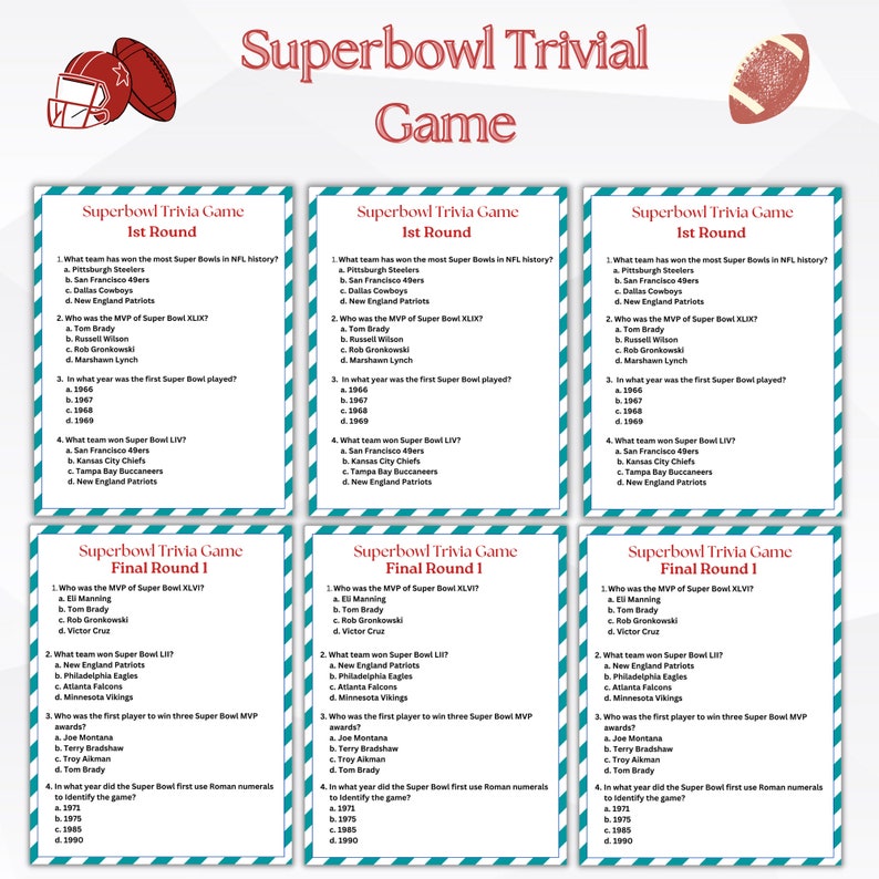 Super Bowl Games | Super Bowl Trivia | Football Predictions | Superbowl ...