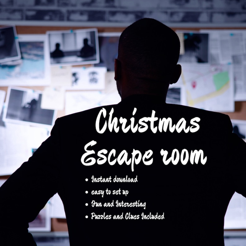 Christmas Escape Room, Santa Escape Room, Printable Escape Room, Save ...