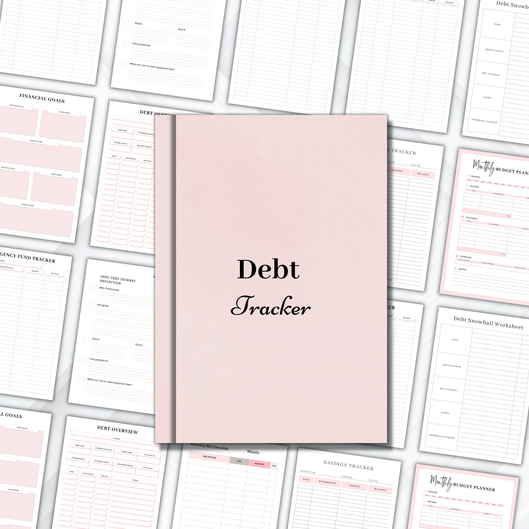 Printable Debt Tracker Debt Tracker - Snowball Debt Tracker Printable ...