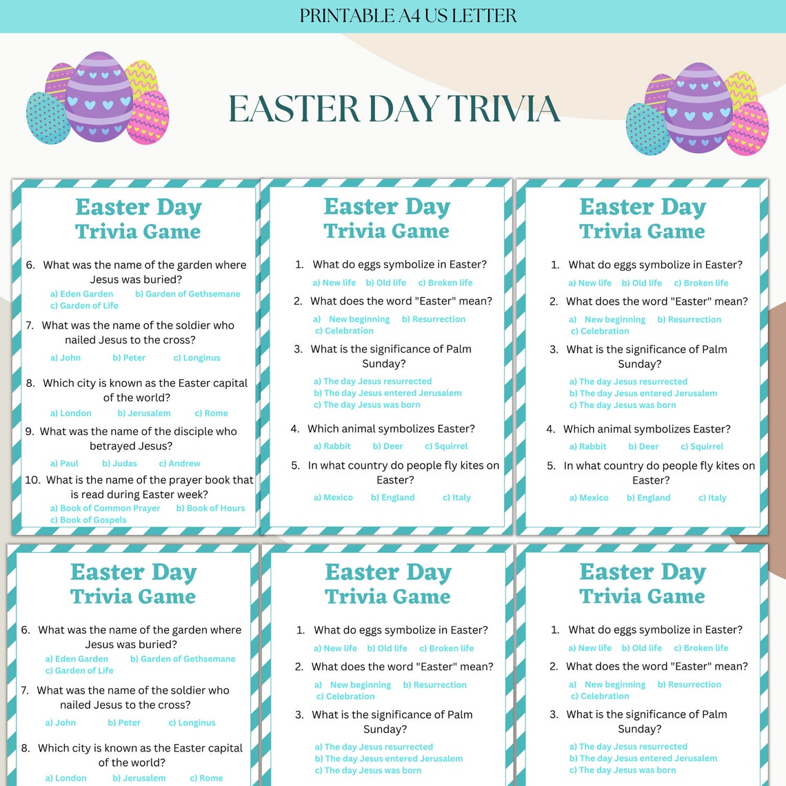 Easter Trivia: A Fun and Challenging Game for the Holiday Season ...