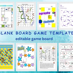 35 Printable Board Game Templates , Game Board Template ,editable Board ...