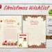 Printable Christmas Wish List,3 Designs.printable Christmaswish List ...