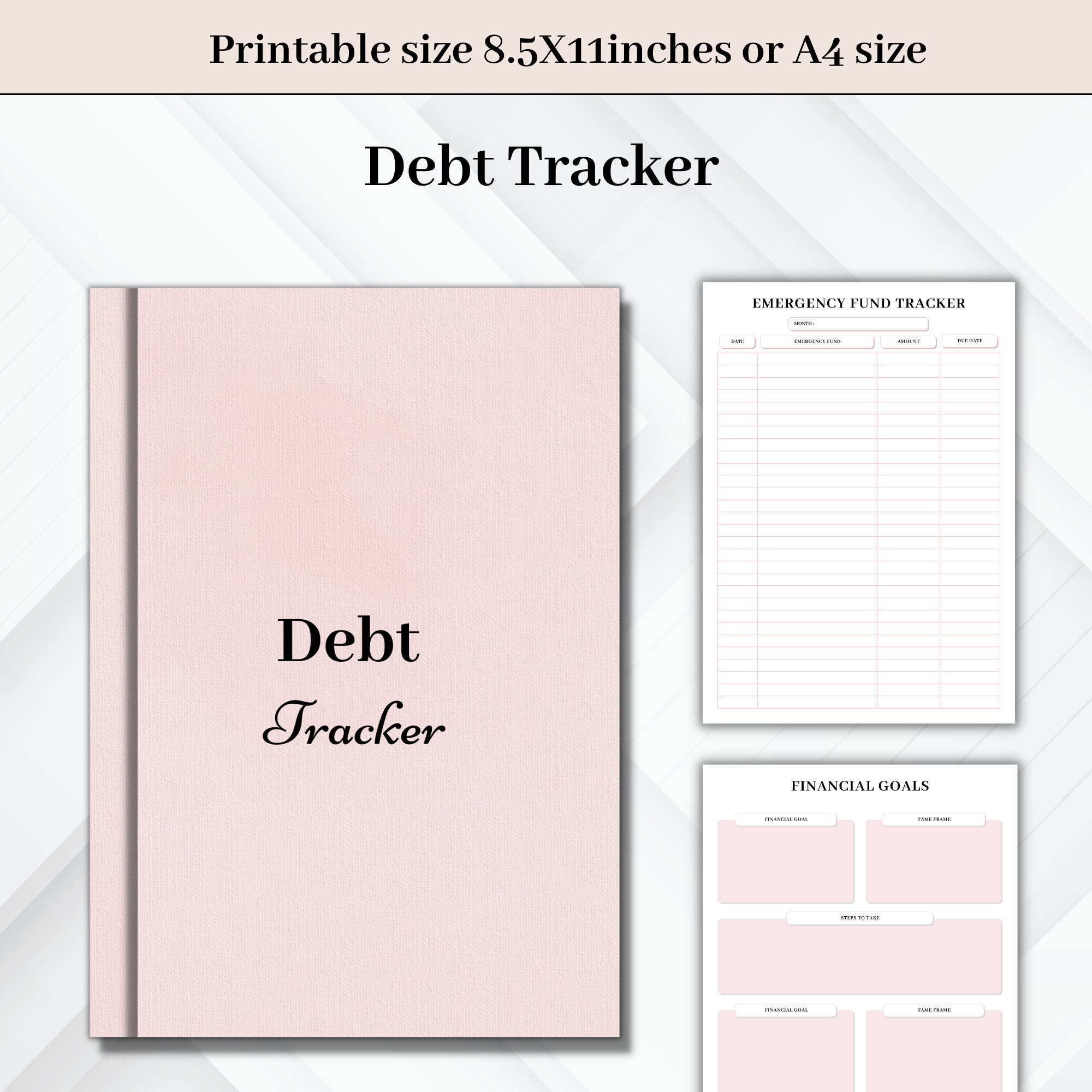 Printable Debt Tracker Debt Tracker - Snowball Debt Tracker Printable ...