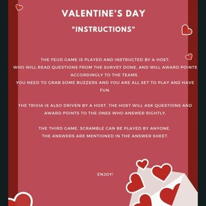 Valentines Day Friendly Feud Game, Family Feud Quiz, Valentine Family ...