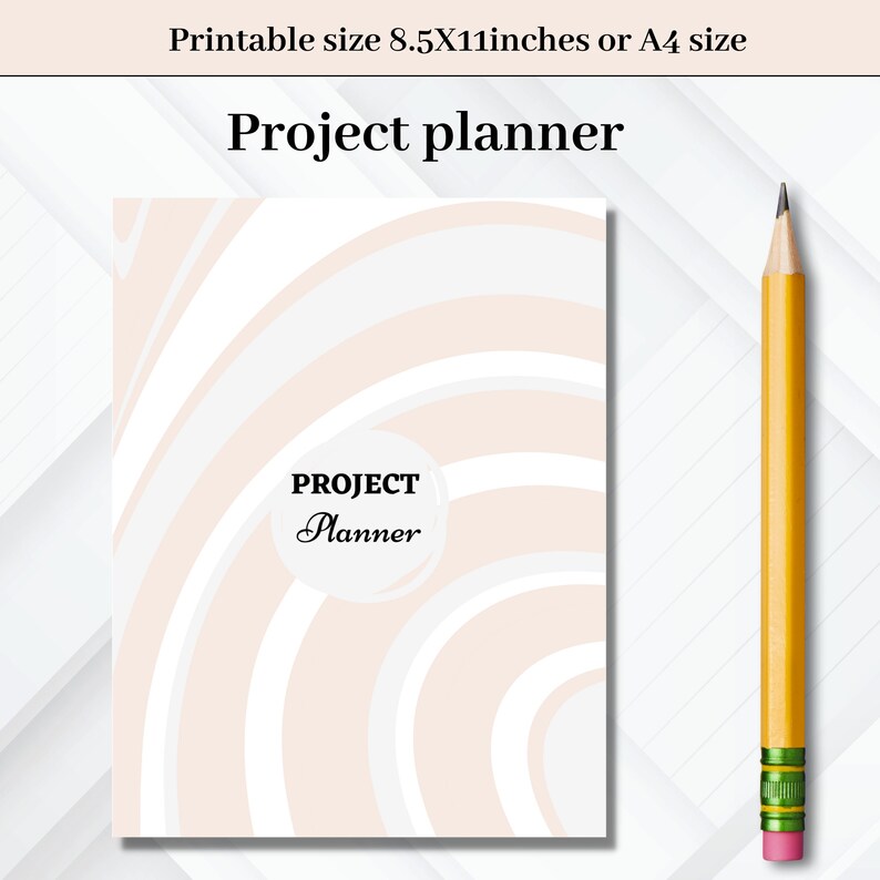 Printable Project Planner - Organize and Execute Project | Productivity ...