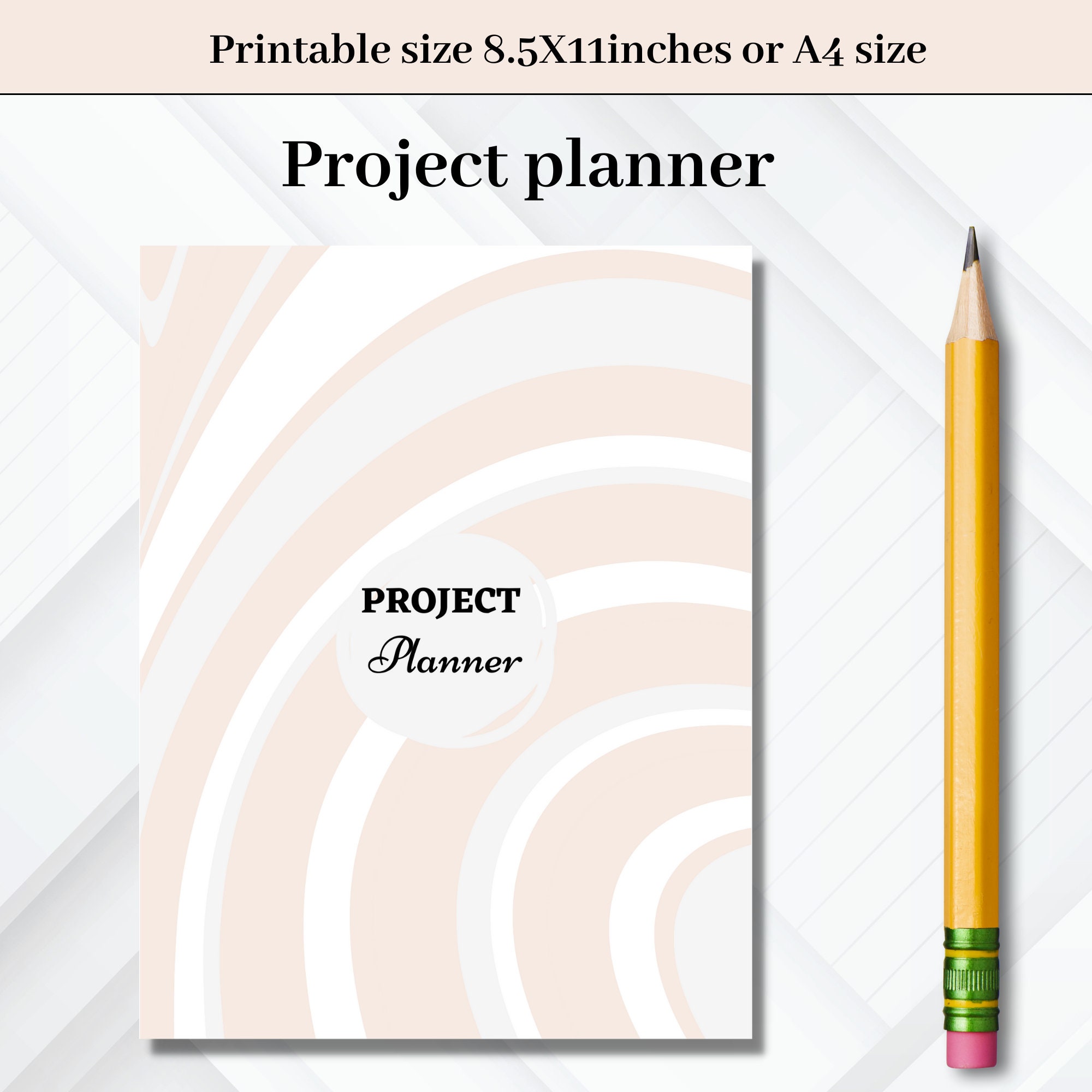 Printable Project Planner Organize and Execute Project Productivity ...