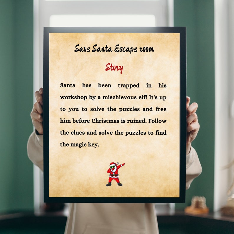 Save Santa's Christmas Escape Room Adventure, Festival Escape Room ...