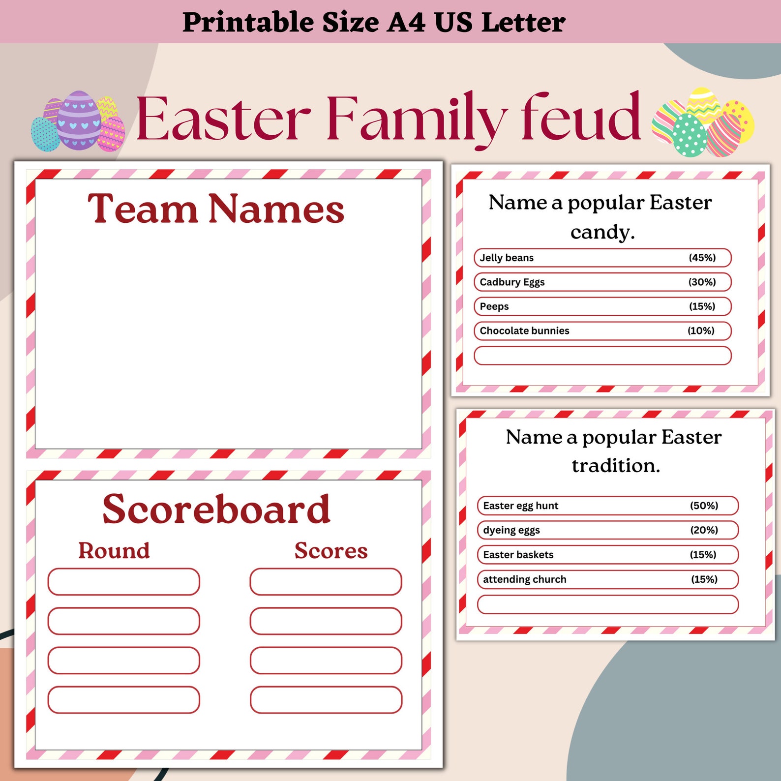 Easter Feud: A Fun and Festive Game for the Whole Family | Family Game ...