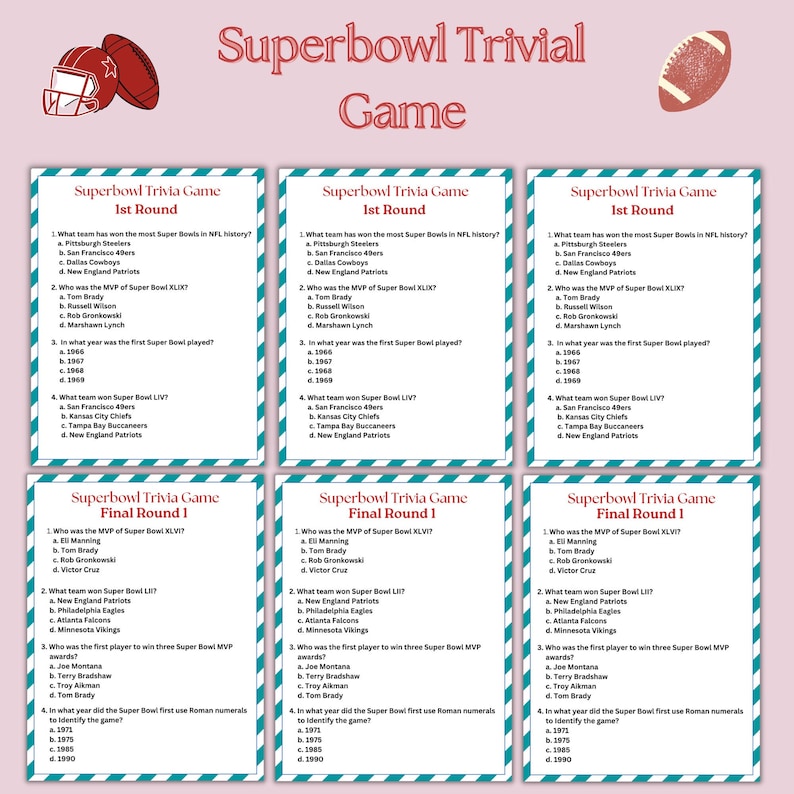 Super Bowl Games | Super Bowl Trivia | Football Predictions | Superbowl ...