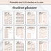 Printable Student Planner Student Digital Planner 2024 College Planner ...