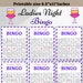 Ladies Night Bingo, Digital Game for a Fun Night In, Bingo Game, Ladies ...