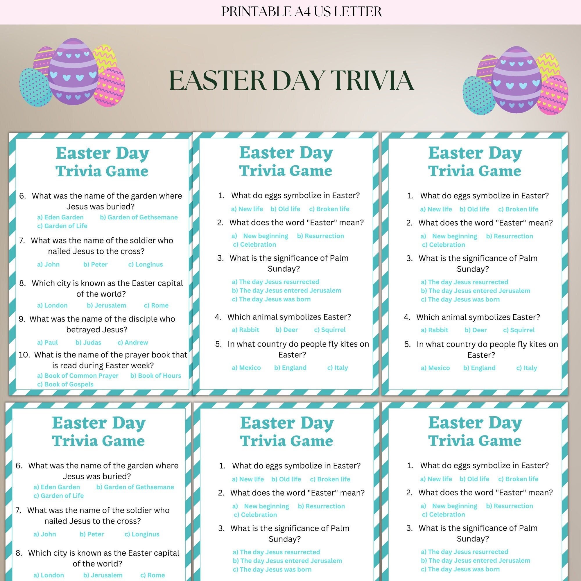 Easter Trivia: A Fun and Challenging Game for the Holiday Season ...