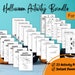Halloween Activity Pack, Kids Coloring Pages, Party Games (PDF) - Etsy