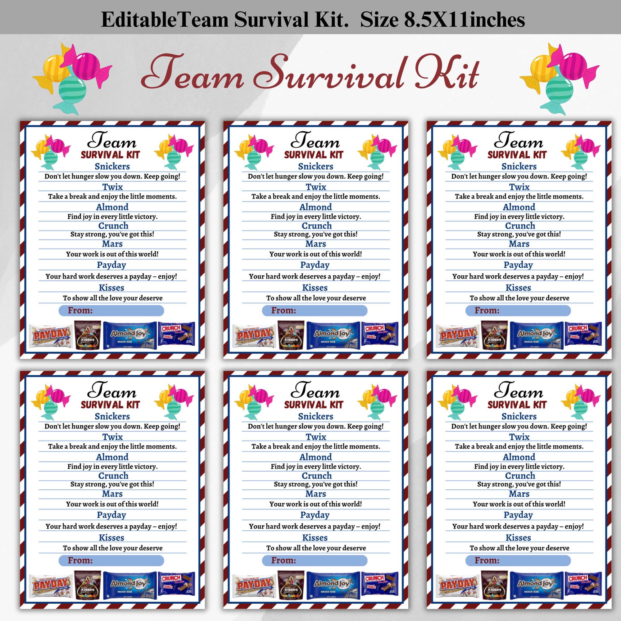 Team Survival Kit - Digital Download for a Strong and United Crew Staff ...