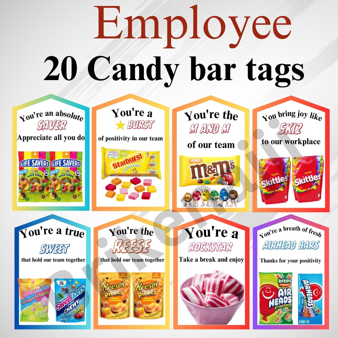 20 Employee Brunch Delights Printable Employee Brunch Gift Tags ...