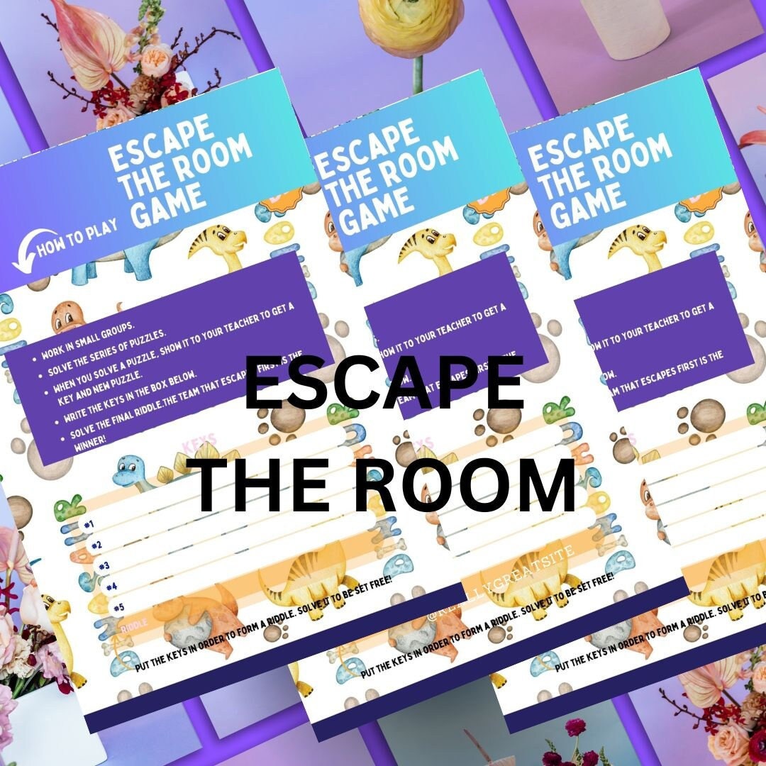 ESCAPE ROOM GAME , Escape Room for Kids , Winter Escape Room Activity ...