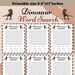 Dinosaur Word Search, Printable Dinosaur Words Search, School Activity ...