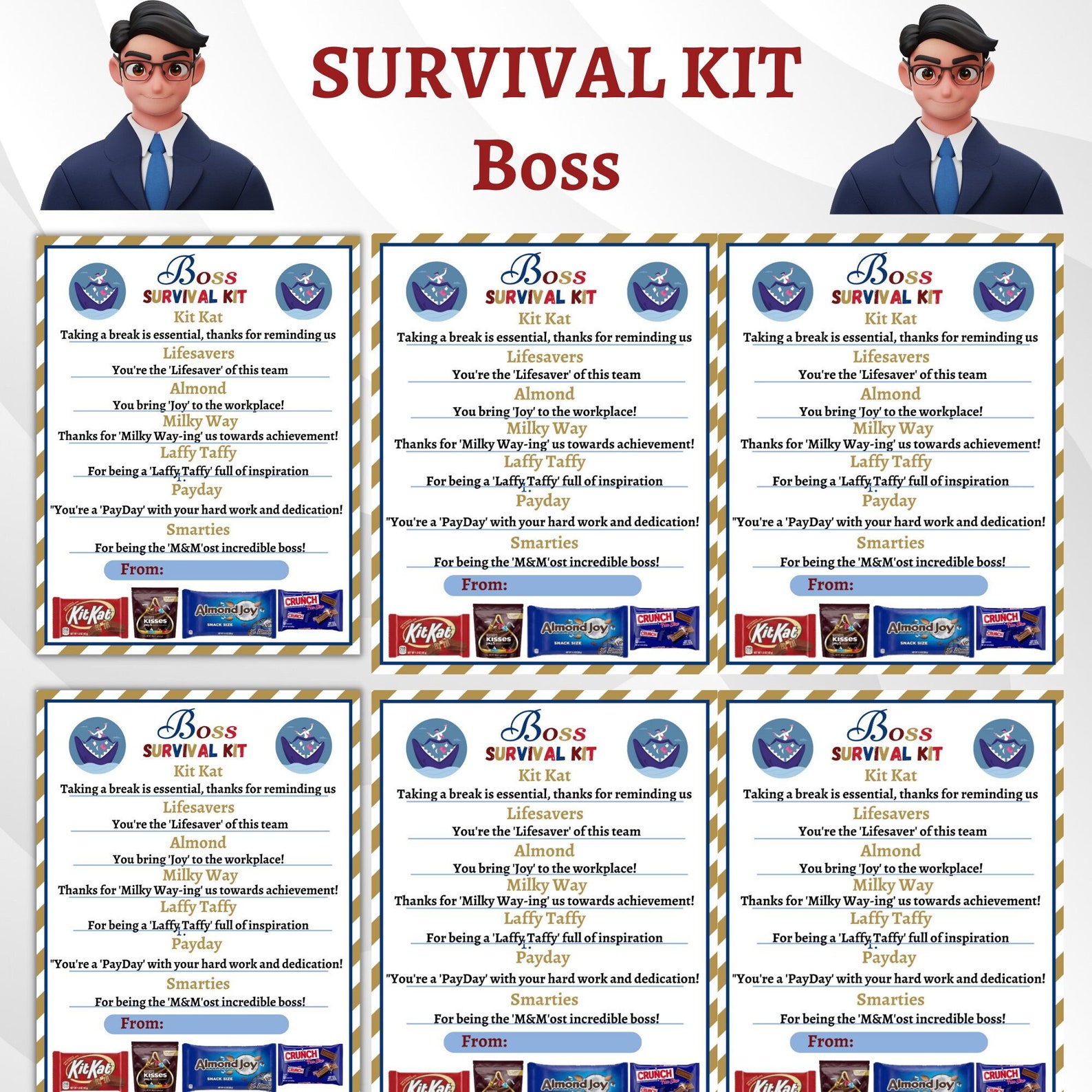 Boss Survival Kit - Printable Digital Download for a Successful ...