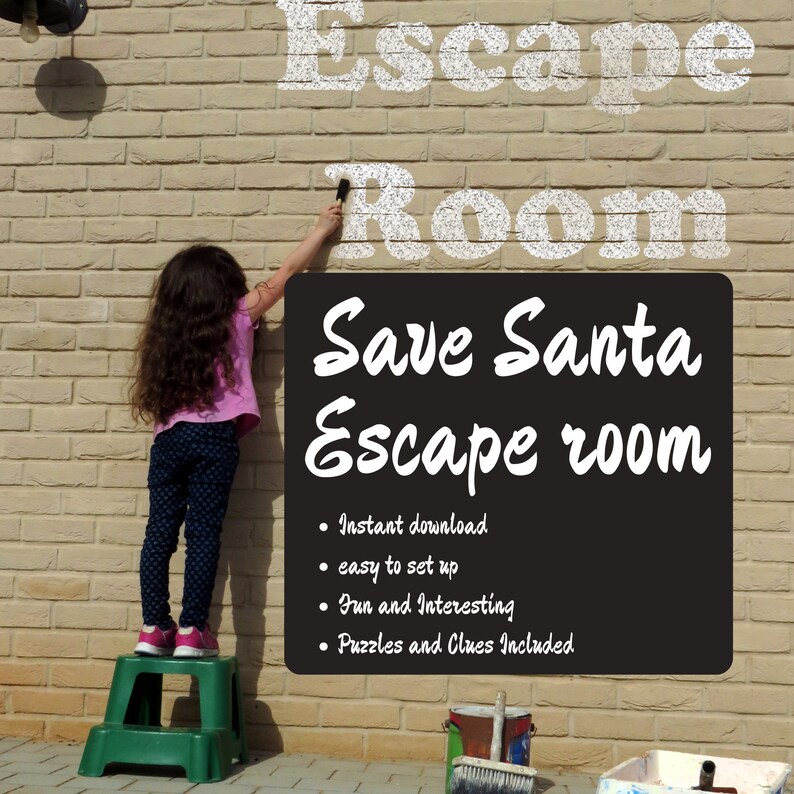 Save Santa's Christmas Escape Room Adventure, Festival Escape Room ...