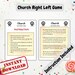 Church Left Right Game | Christian Group Activity (digital Download) - Etsy