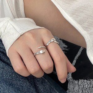 Handmade Serpent Snake Ring Adjustable Animal Nature Inspired Jewelry ...