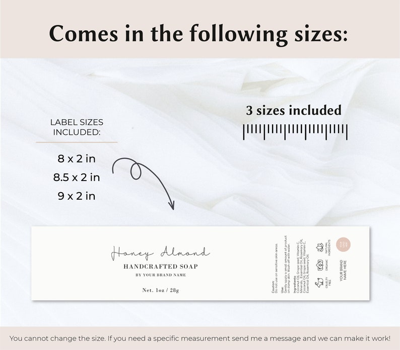 Minimalistic Soap Label Template Soap Product Label Soap Bar - Etsy Canada