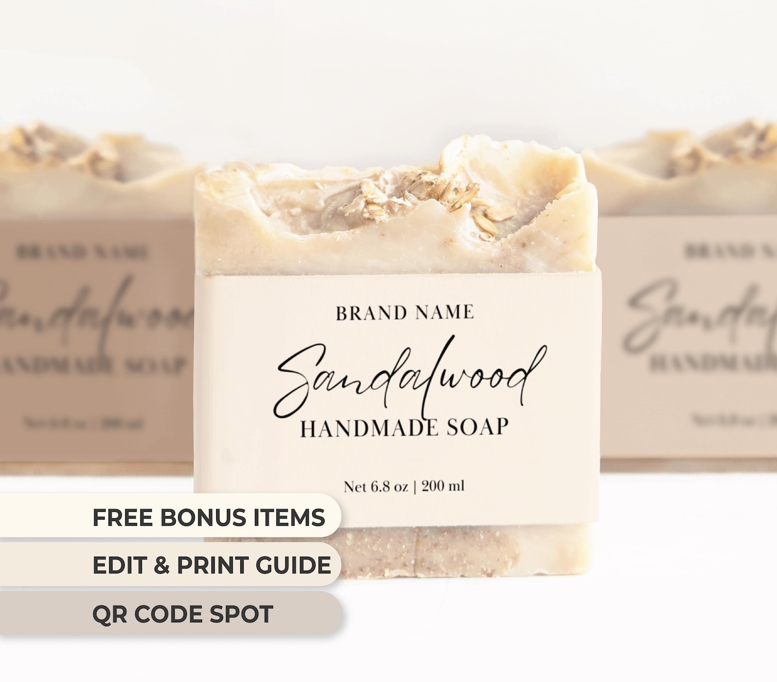 Custom Soap Sticker Label Soap Bar Packaging Skincare Branding Soap Bar ...
