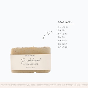 Custom Soap Sticker Label Soap Bar Packaging Skincare Branding Soap Bar ...