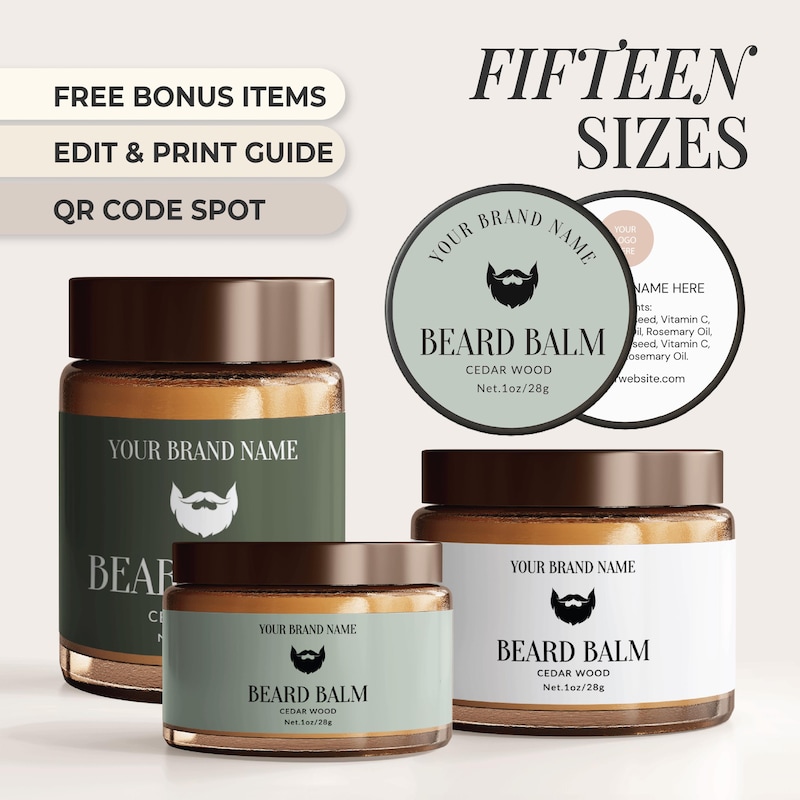 Label Template - Etsy