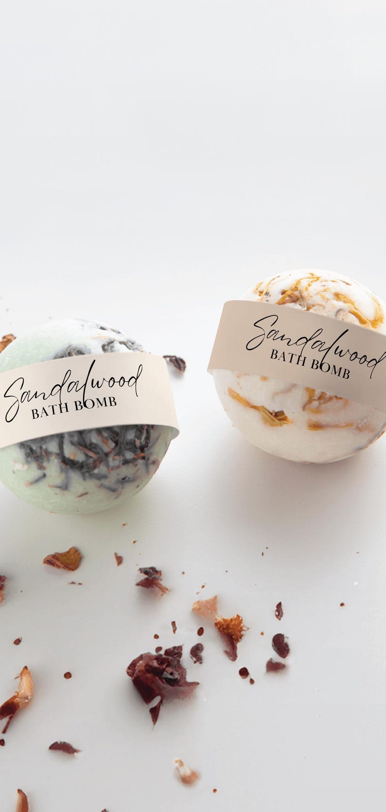Bath Bomb Sticker Bath Bomb Belly Band Label Bath Bomb Wrapped Label ...