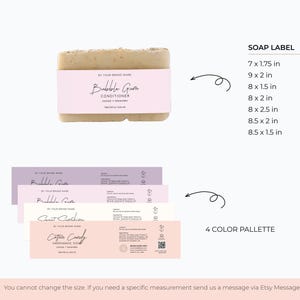 Custom Soap Label Sticker Soap Bar Wrap Label Soap Label Printable Bar ...