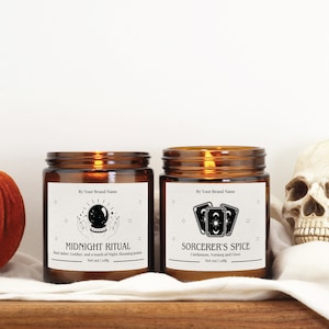 Editable Candle Label Template Candle Printable Label DIY Candle ...