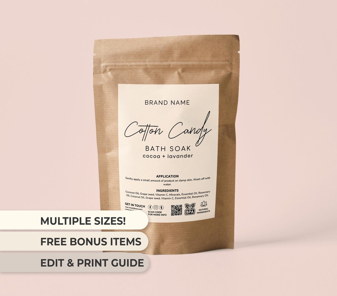 Pouch Sticker Label Wedding Favour Pouch Label Coffee Pouch Custom ...