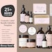 Stylish Cosmetic Product Label Template Canva Product Label - Etsy Canada
