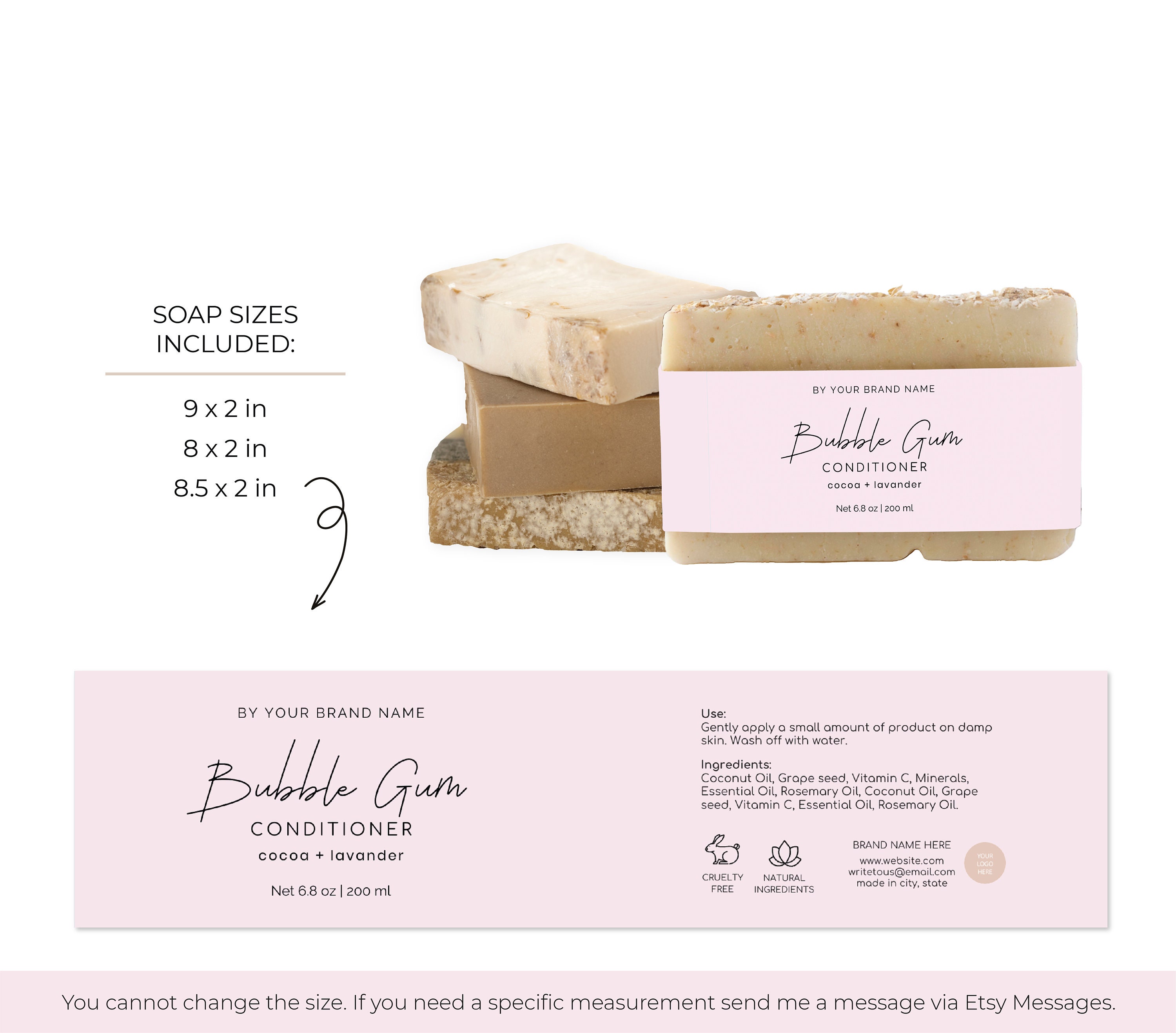 Stylish Cosmetic Product Label Template Canva Product Label - Etsy Canada