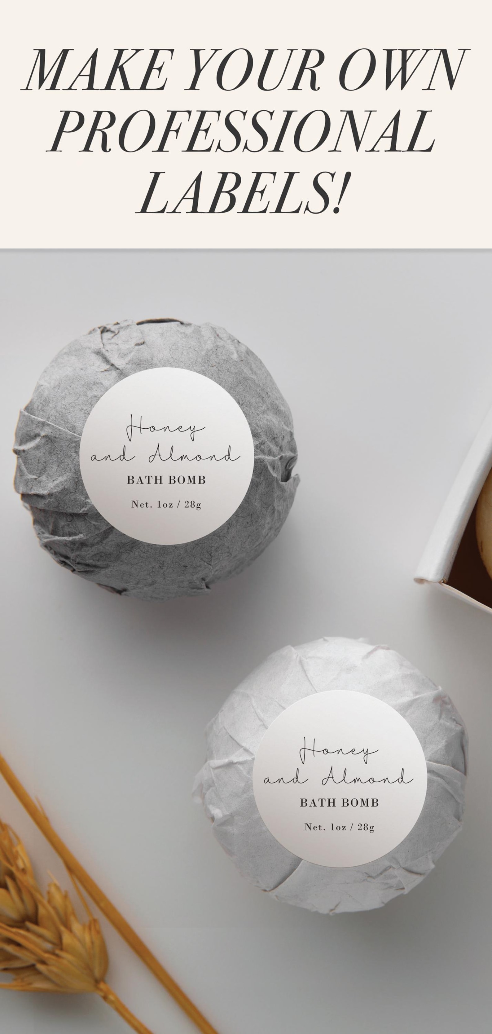 Bath Bomb Label Bath Bomb Labeling Bathbomb Sticker Minimalistic Label ...