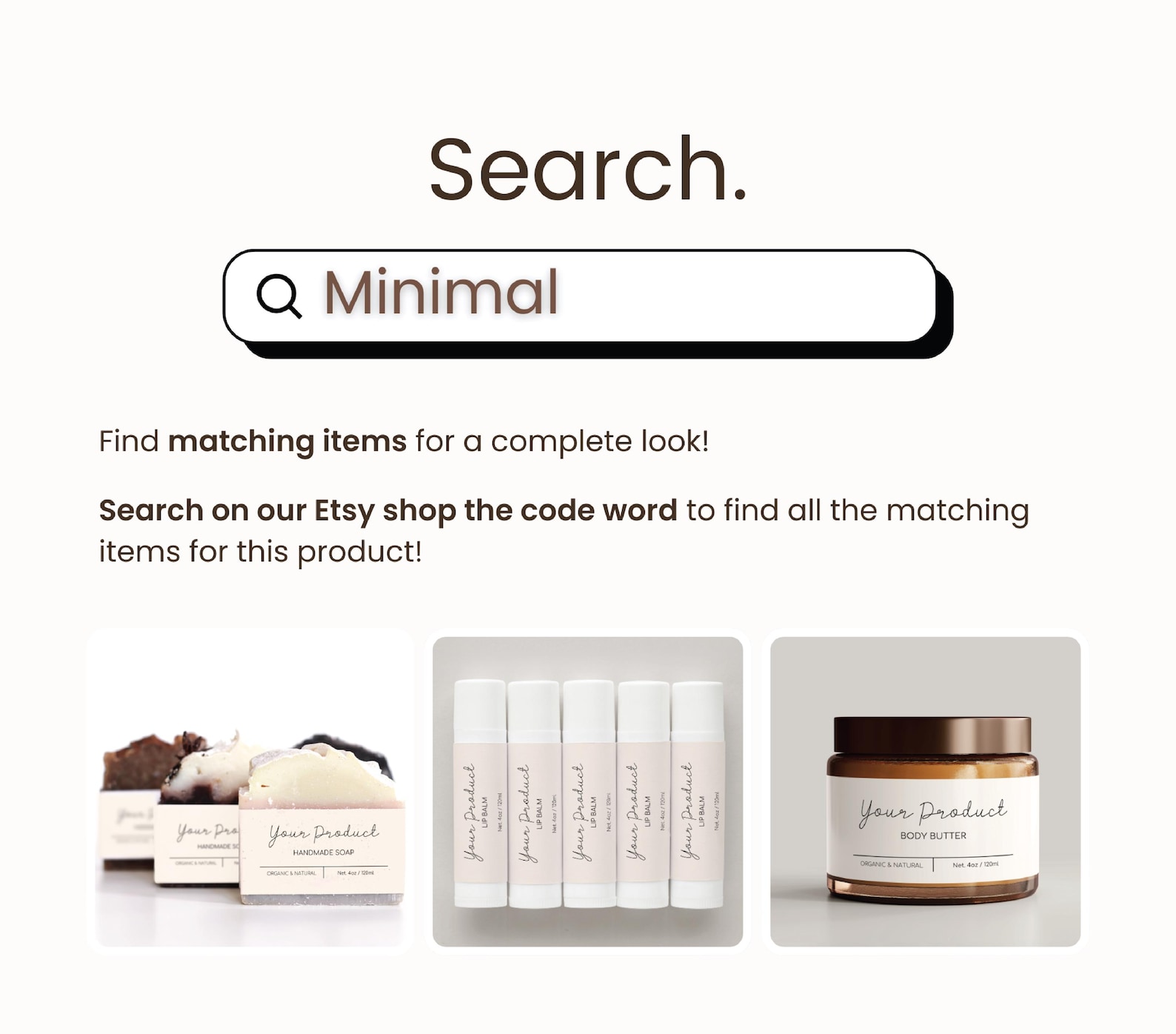 Soap Bar Label Soap Belly Band Minimal Soap Label Minimalistic Soap ...