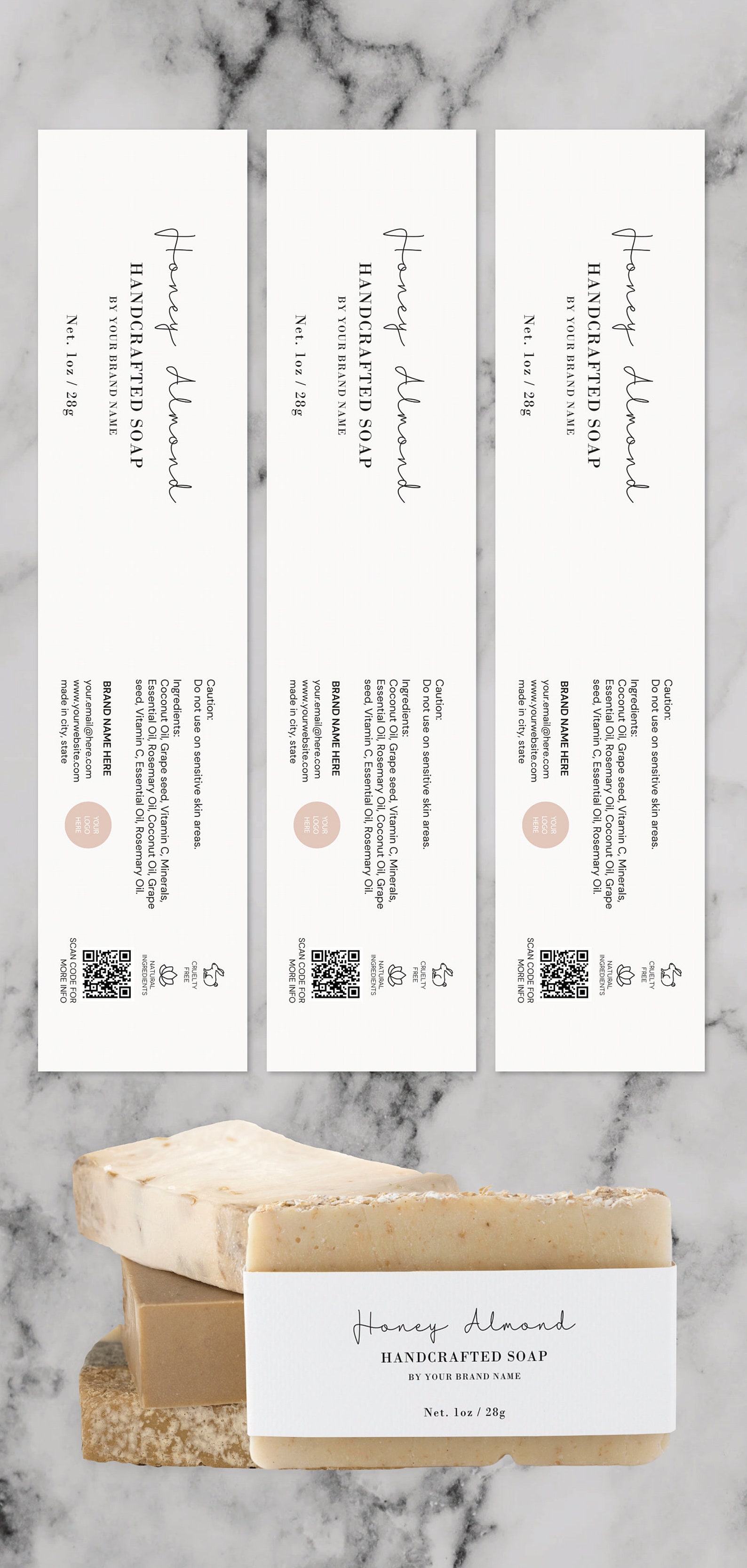 Minimalistic Soap Label Template Soap Product Label Soap Bar Label ...