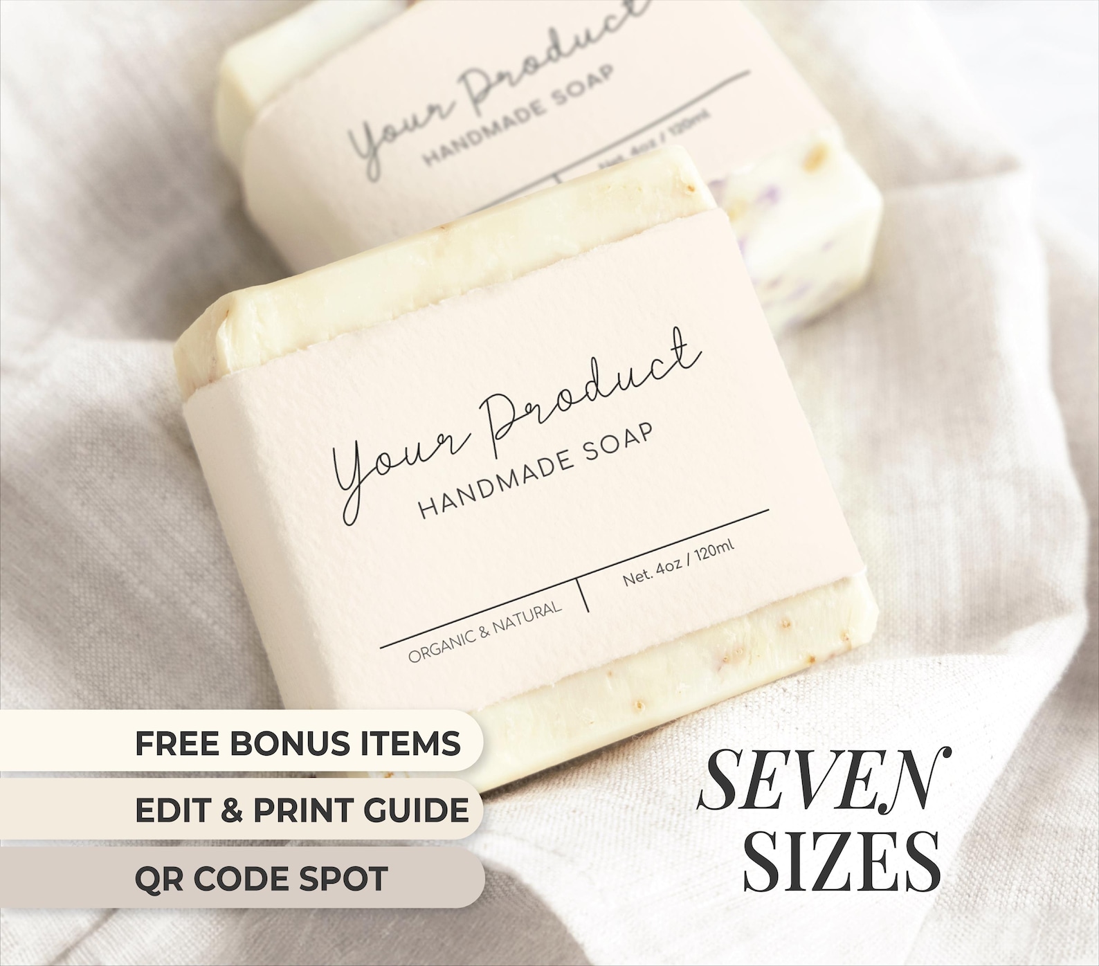 Soap Bar Label Soap Belly Band Minimal Soap Label Minimalistic Soap ...
