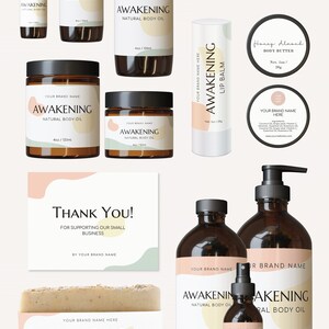 Product Label Template Cosmetic Label Sticker Cosmetic Label Template ...