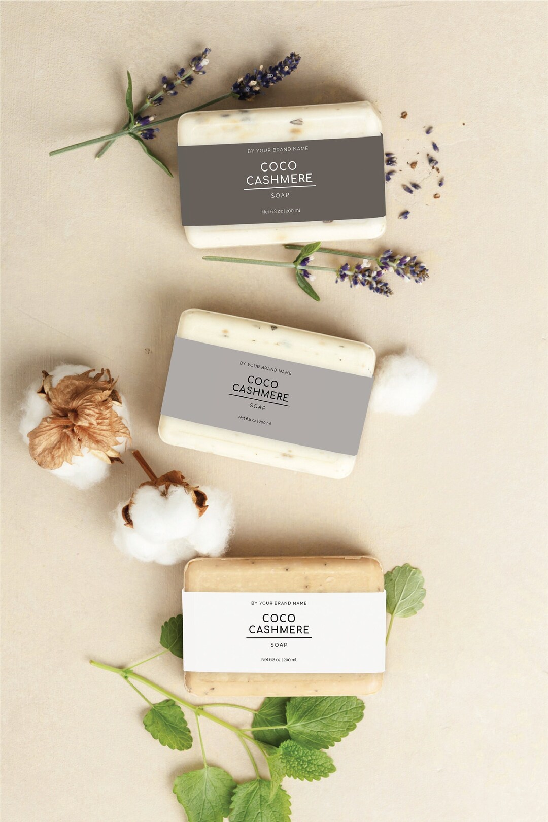 Minimalistic Soap Label Template Bundle Soap Bar Editable - Etsy