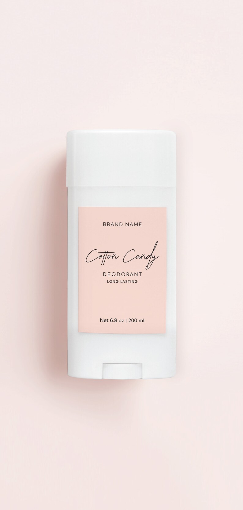 Deodorant Label Template Deodorant Sticker Label Deodorant Packaging ...