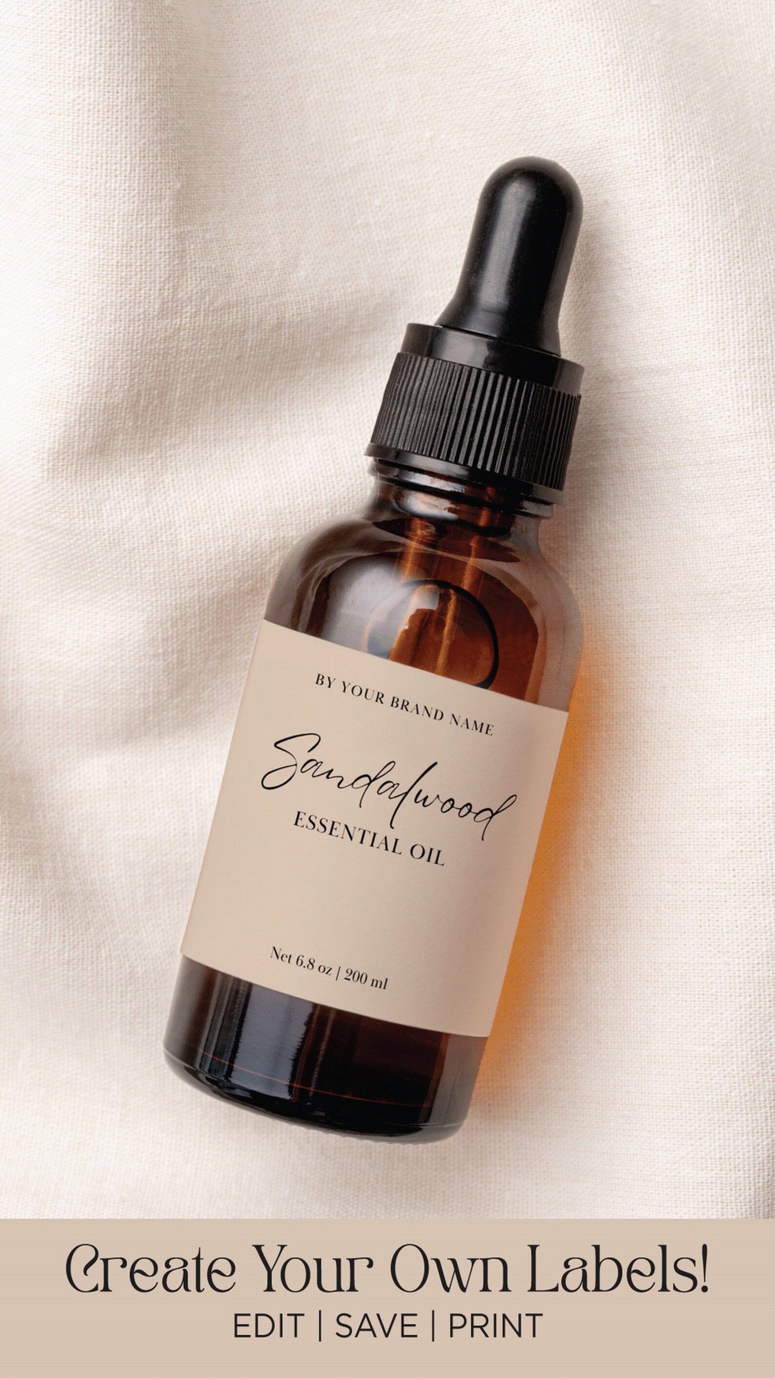 Bottle Label Template Shampoo Label Custom Cream Label Sticker Bottle ...