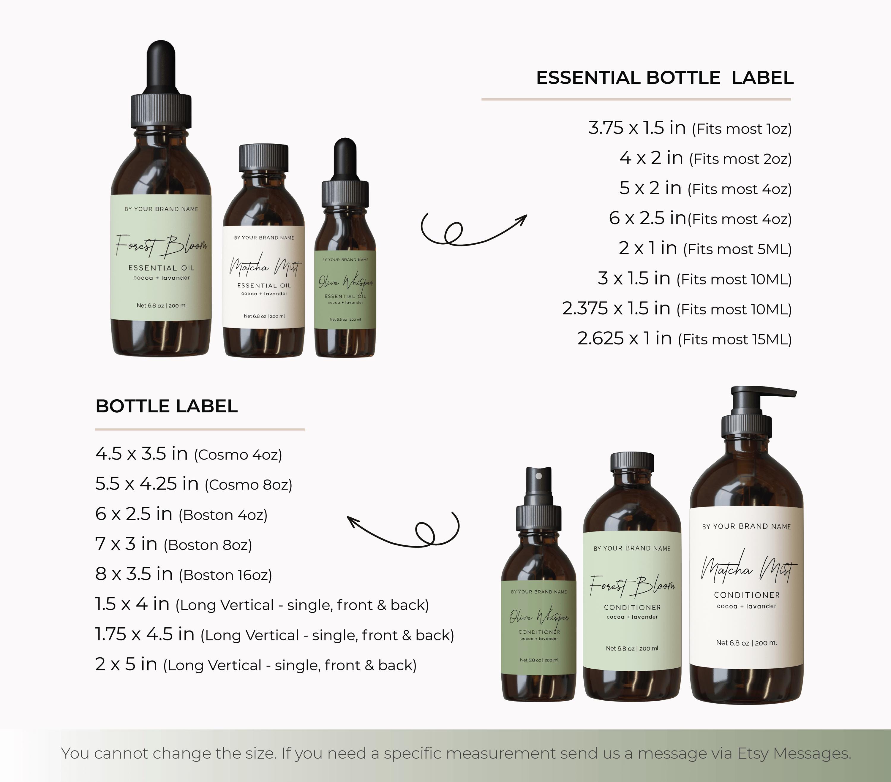 Cosmetic Label Template for Skin Care Natural Products Cosmetic Label ...