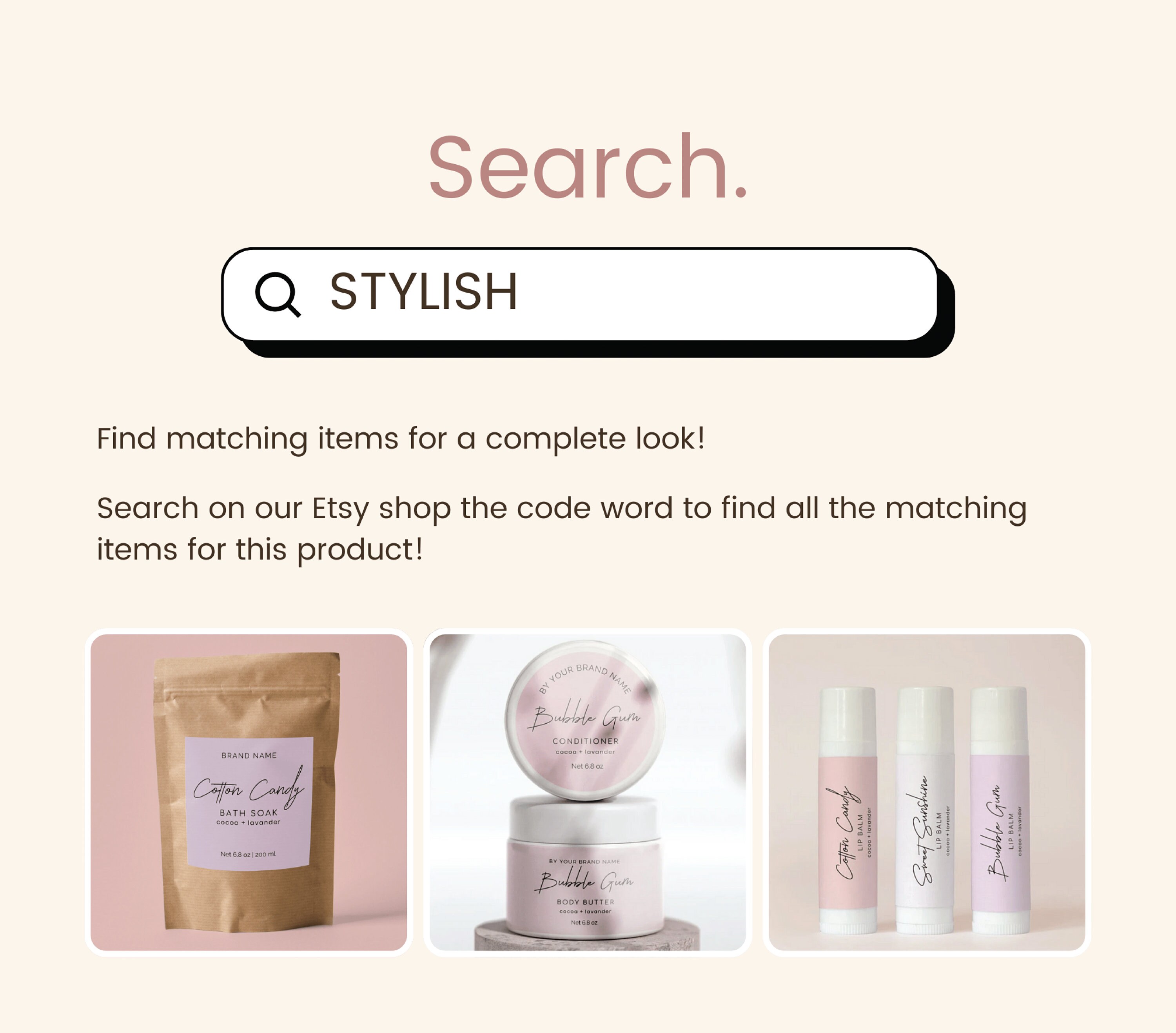 Deodorant Label Template Deodorant Sticker Label Deodorant Packaging ...