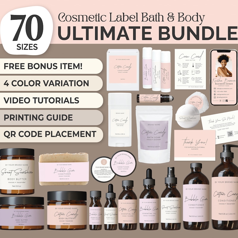 Jar Labels for Skin Care - Etsy