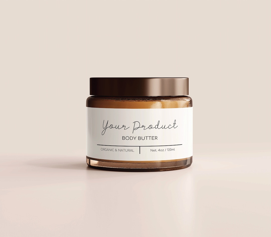 Minimalistic Product Label Template Cosmetic Label Skin Care Label Body ...